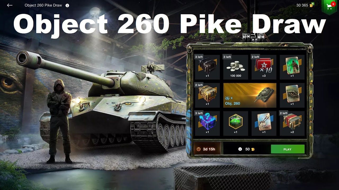 Collector Tank Object 260 Draw World of Tanks Blitz (Don't do more than ...