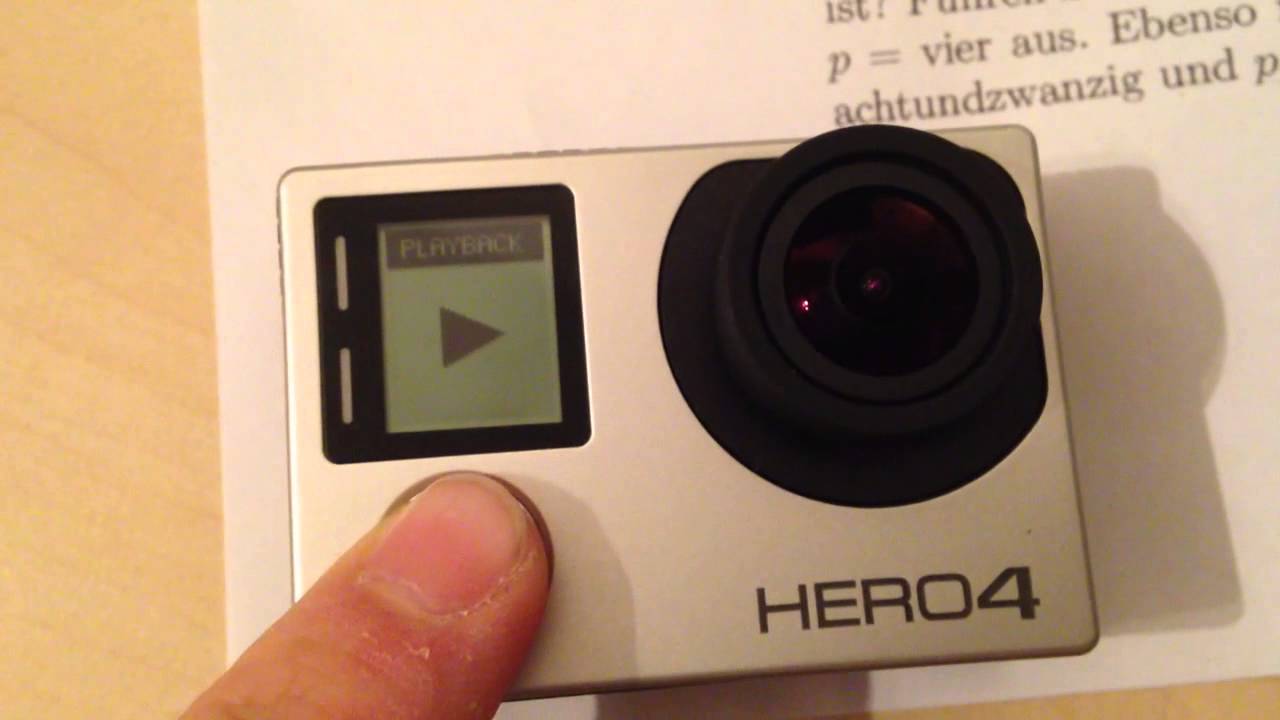 Gopro Hero 4 Silver - Front display defective - YouTube