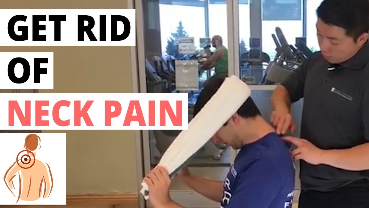 Paraspinal Neck Muscle Stretch with a Towel - YouTube