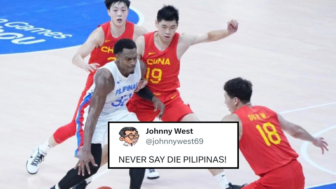 FILIPINO FANS REACT TO GILAS PILIPINAS COMEBACK WIN VS CHINA FOR ASIAN ...