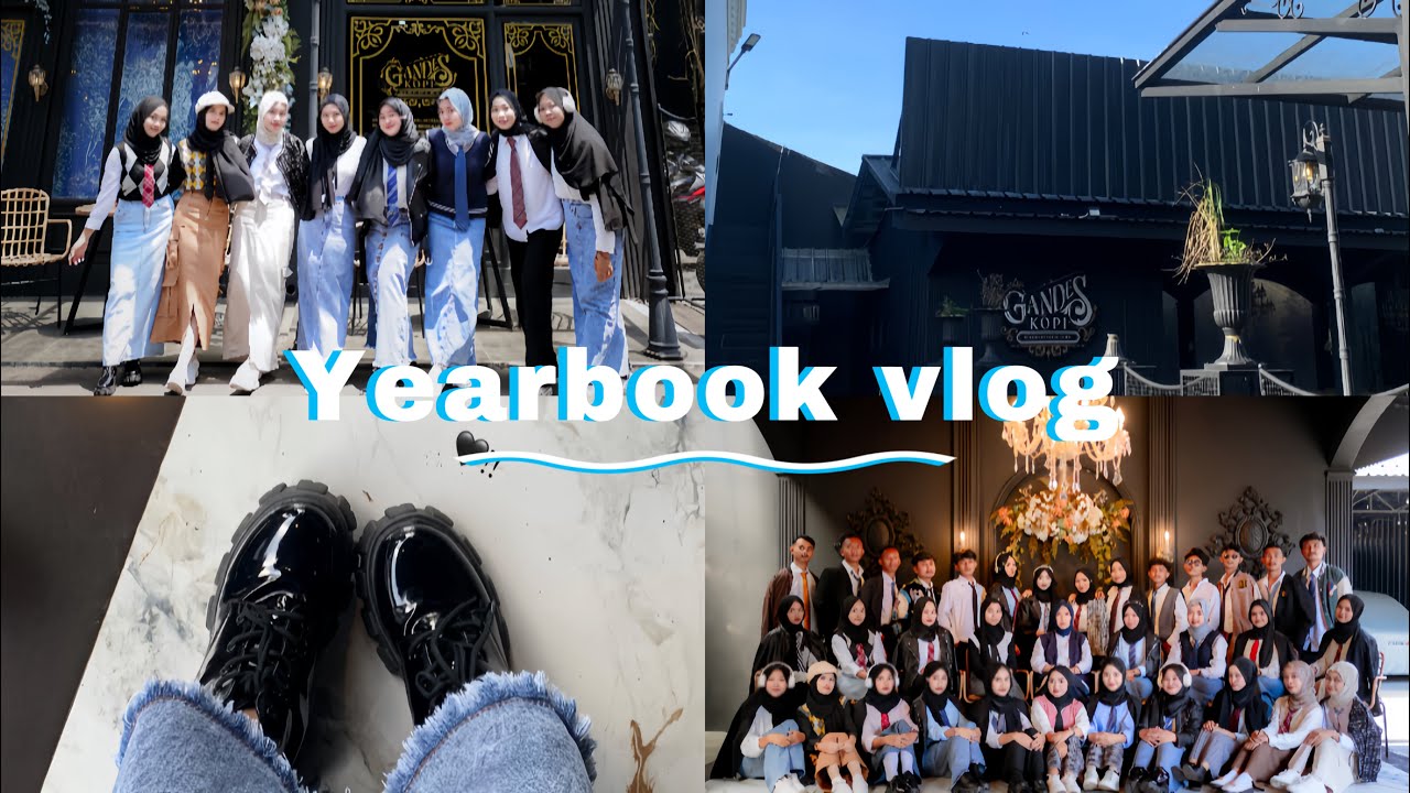 Yearbook american school vlog👔🎧, photo together📸, eating together🍱 ...