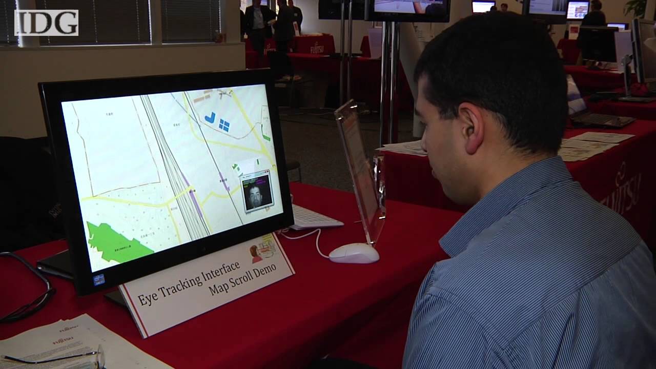 Now you can control a PC with your eyes - YouTube