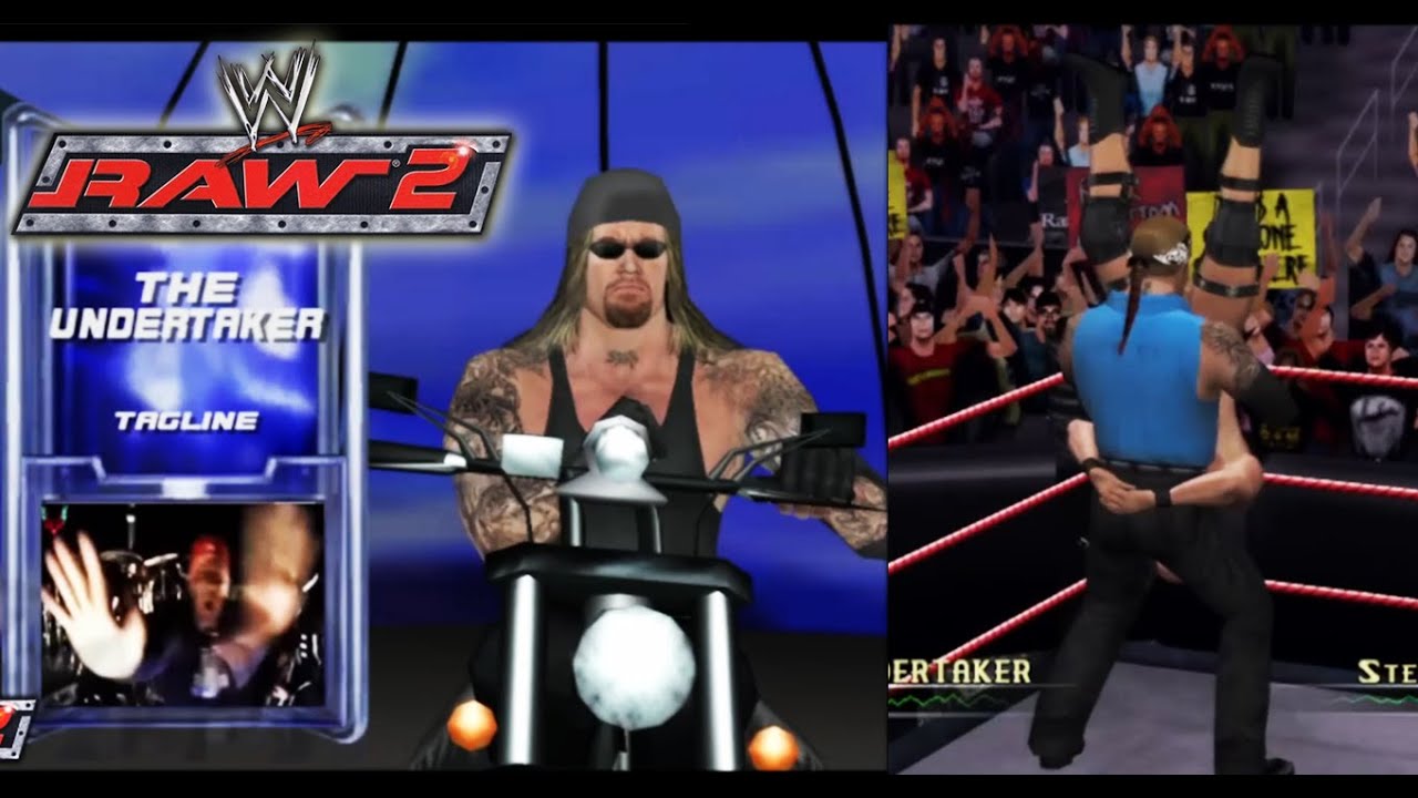 The Undertaker '01 & Ponytail The American Badass Mod | WWE RAW 2 ...