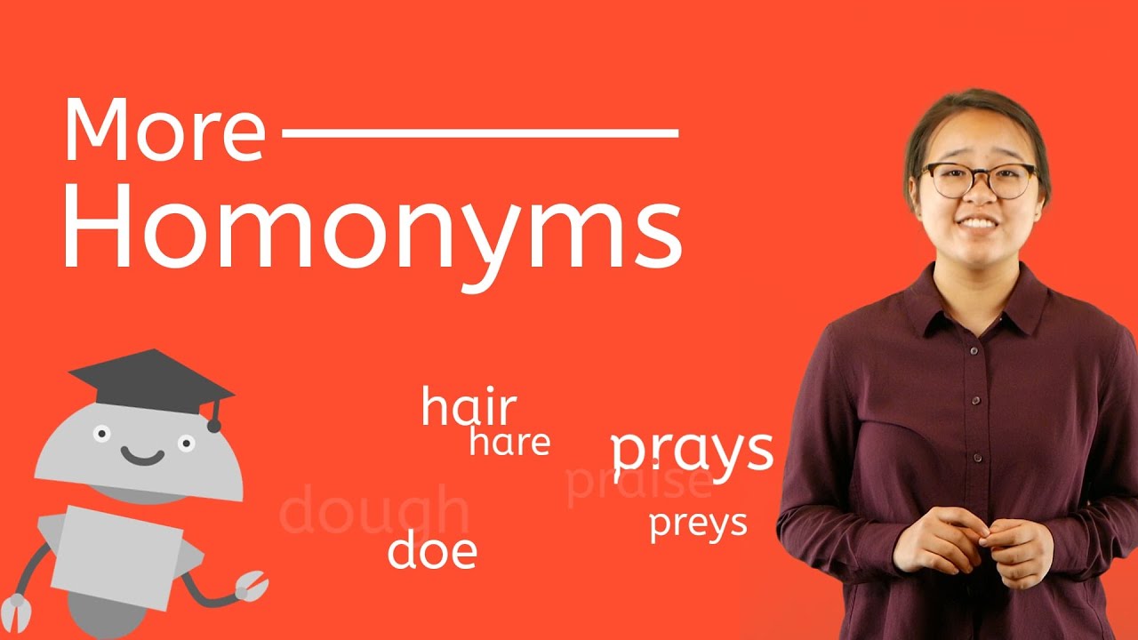 More Homonyms - Learn to Read for Kids! - YouTube