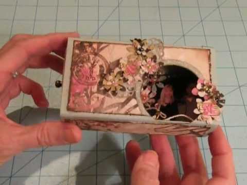 Altered Matchbox Shadow box - YouTube