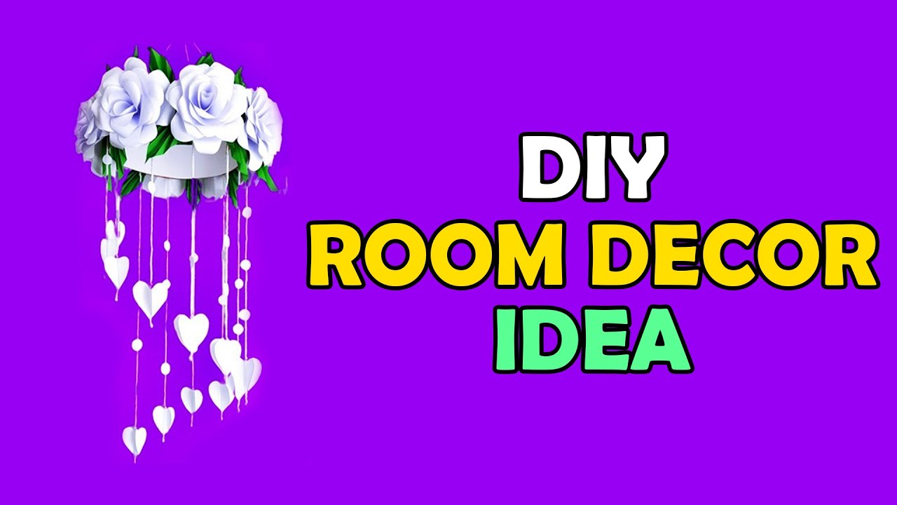BEAUTIFUL ROOM DECOR IDEA - EASY PAPER CRAFT - YouTube