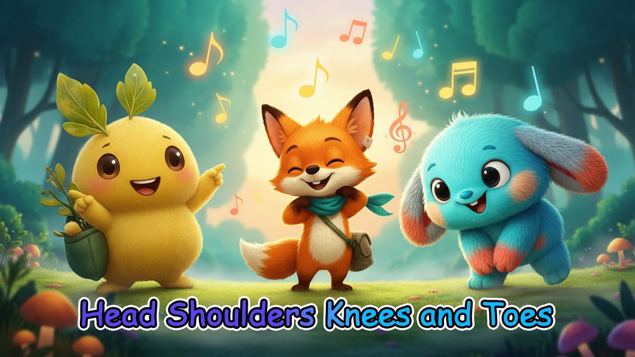 Head Shoulders Knees And Toes | Popular English Kids Song | Fabi Kids ...