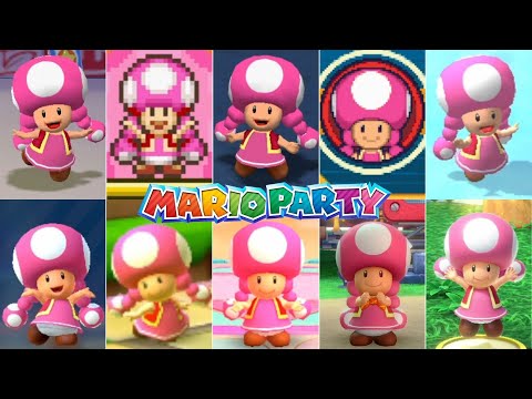 Evolution Of Toadette In Mario Party Games [2004-2021] - YouTube