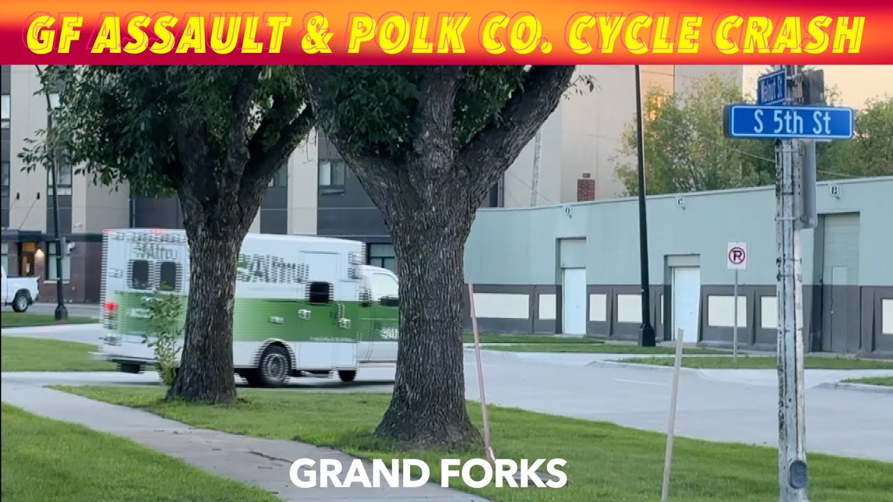 Grand Forks Assault & Polk County Motorcycle Crash - YouTube