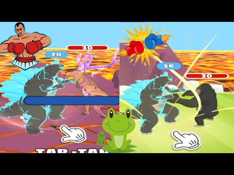 FROG RUN - Godzilla X Gorilla X Reindeer, Gameplay iOS,Android Alltrailers Update Pro Mobile Game