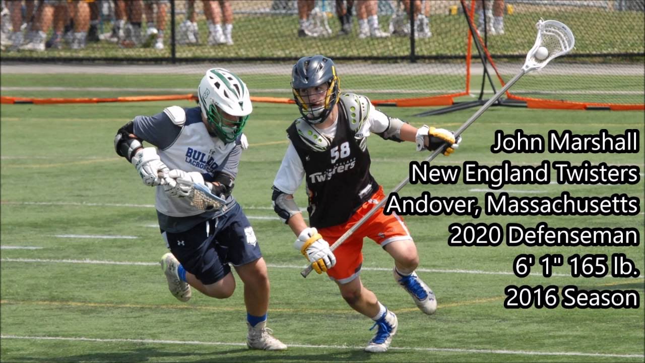 John Marshall's 2016 Lacrosse Highlights - YouTube