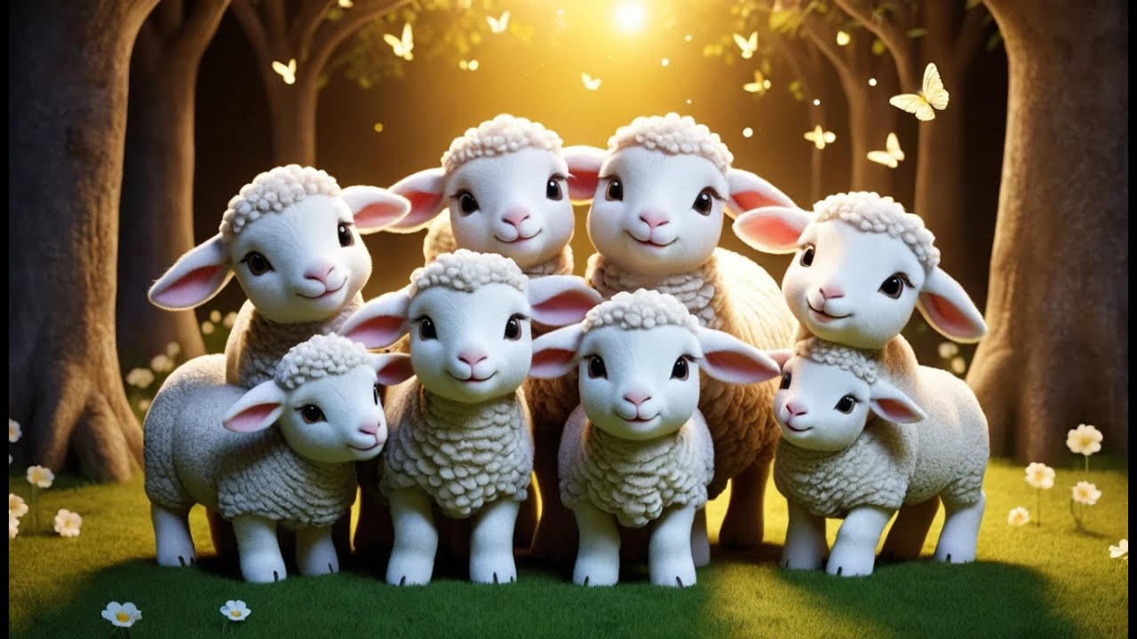 Lambs Play Hide and Seek in the Field | Fun Lamb Song for Kids ...