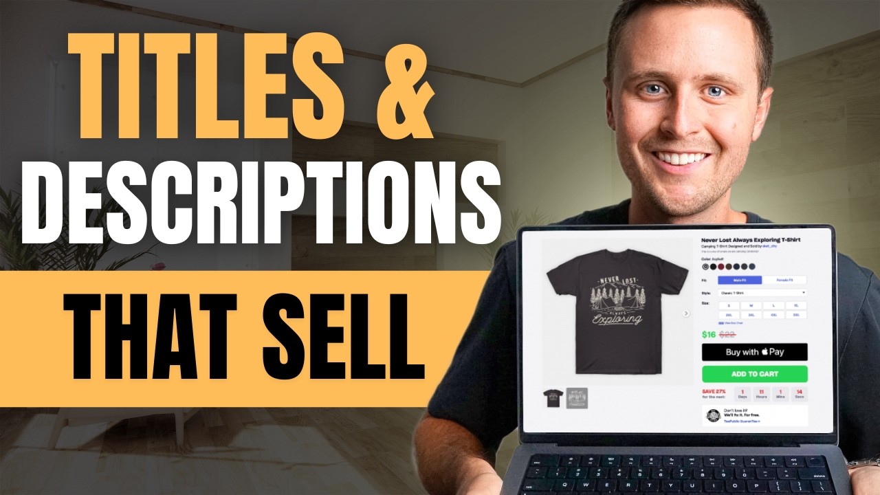 How to Write Print On Demand Titles & Descriptions That Sell - YouTube