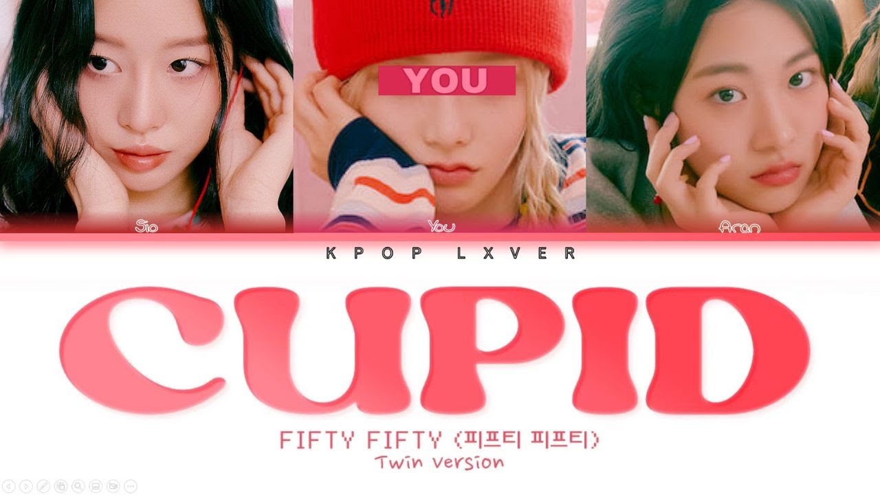 [Karaoke] Fifty Fifty + You Cupid (Twin Version) | 3 Members | ENG|ROM ...