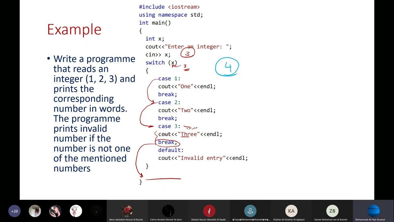 13 C++: switch - case structure - YouTube