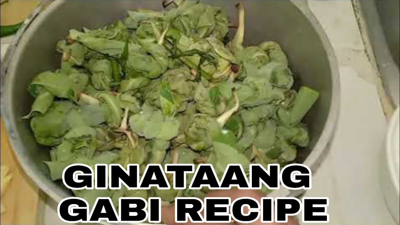How to Cook laing na gabi - YouTube
