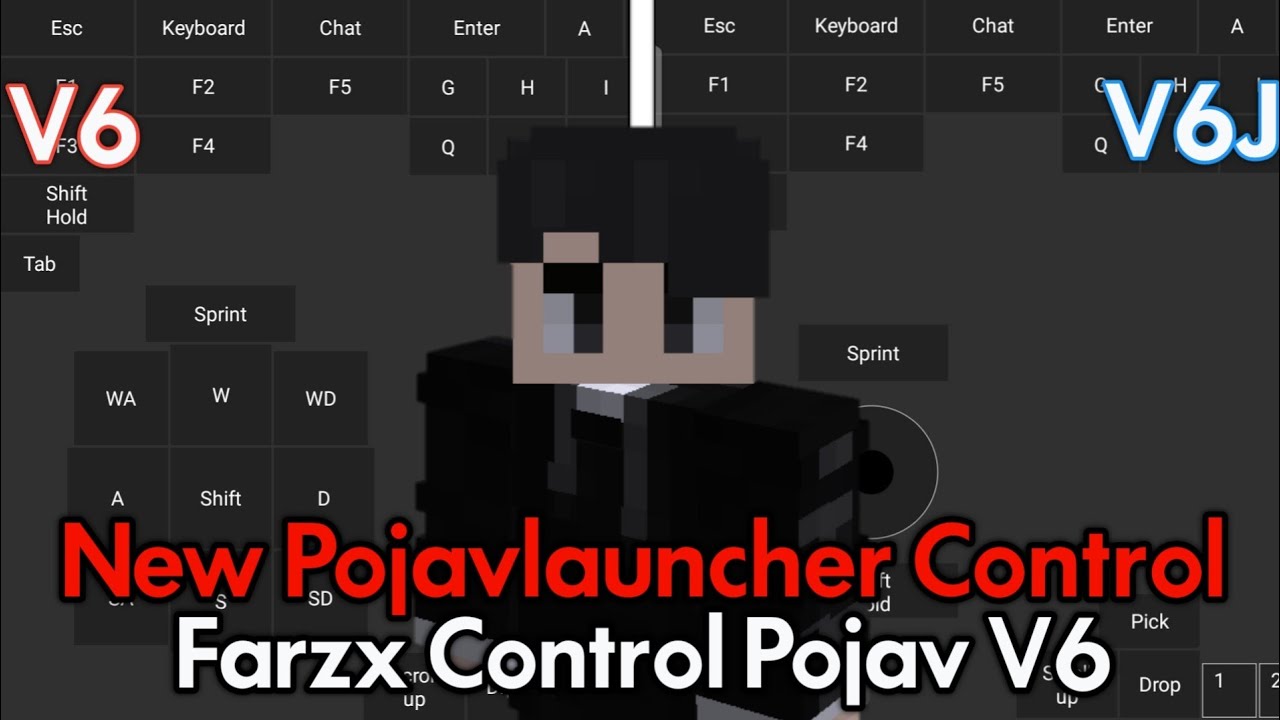 New Pojavlauncher Control | Farzx Control Pojav V6 & V6J | - YouTube