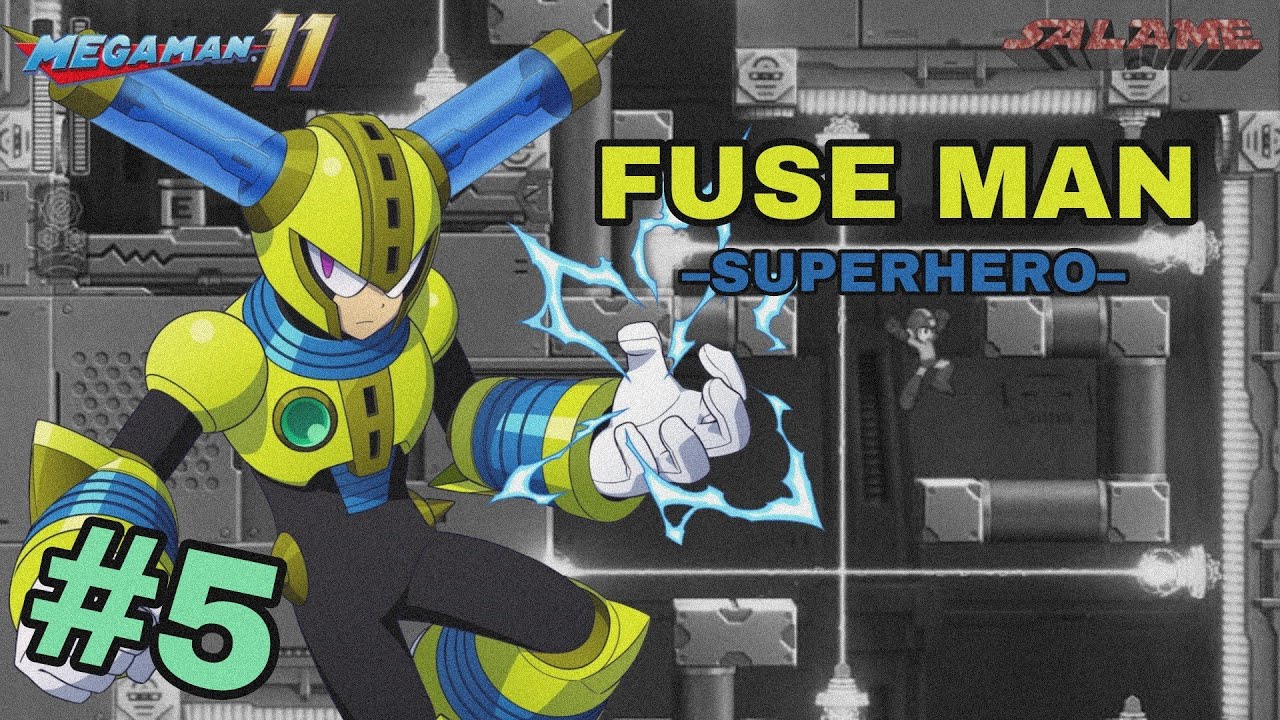 Megaman 11 • Fuse Man Modo Superhero - YouTube
