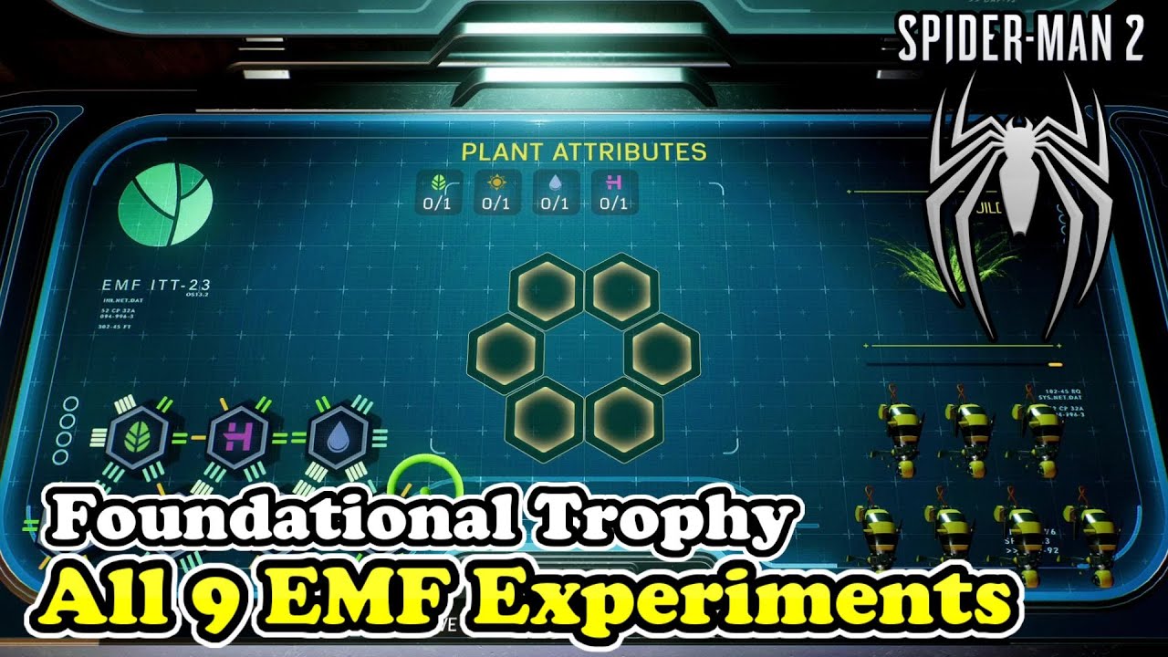 All EMF Experiments Puzzle Solution Guide Marvel's Spider-Man 2 - YouTube