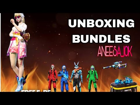 Unboxing All Old Bundles 😘 || Free Fire All bundles unboxing || New ...