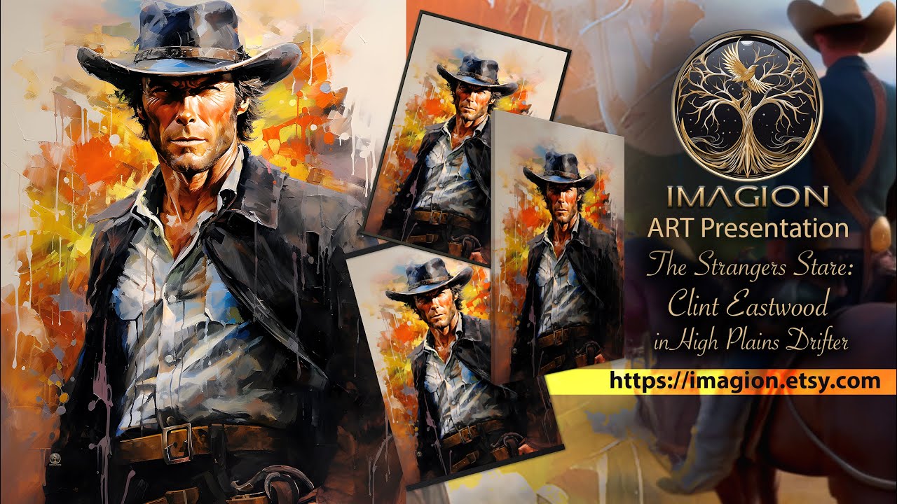 The Strangers Stare | Clint Eastwood in High Plains Drifter | Wild West ...