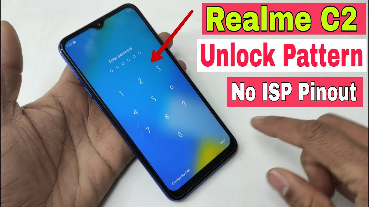 Realme C2 Unlock Pattern UMT ( Ultimate MTK 3.6V ) No ISP Pinout ...