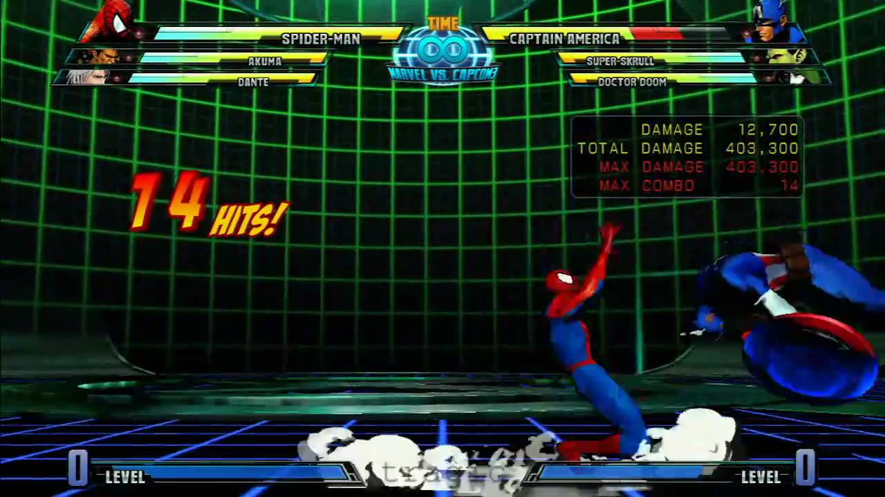 MvC3: Spider-Man - Combo 04 - Standing Room Only! - YouTube