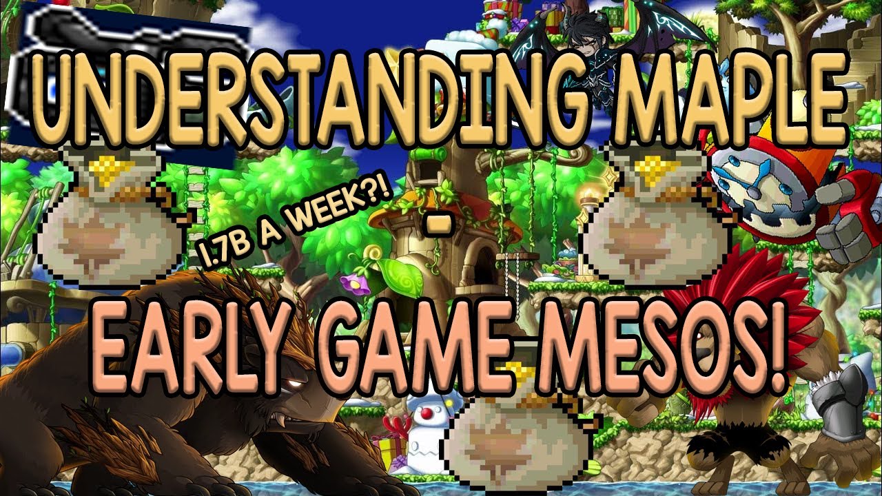 Understanding Maple: Early Game Mesos Guide! - YouTube