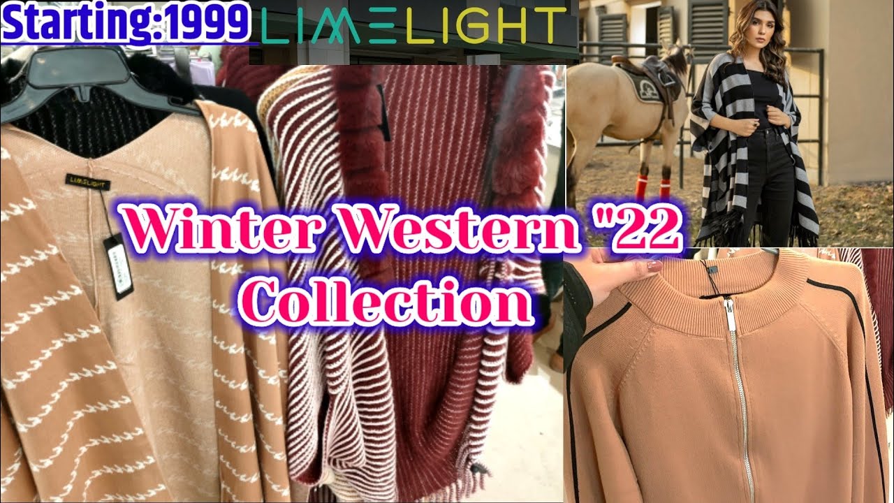 limelight Winter Collection 2022 | Limelight Western Winter Collection ...