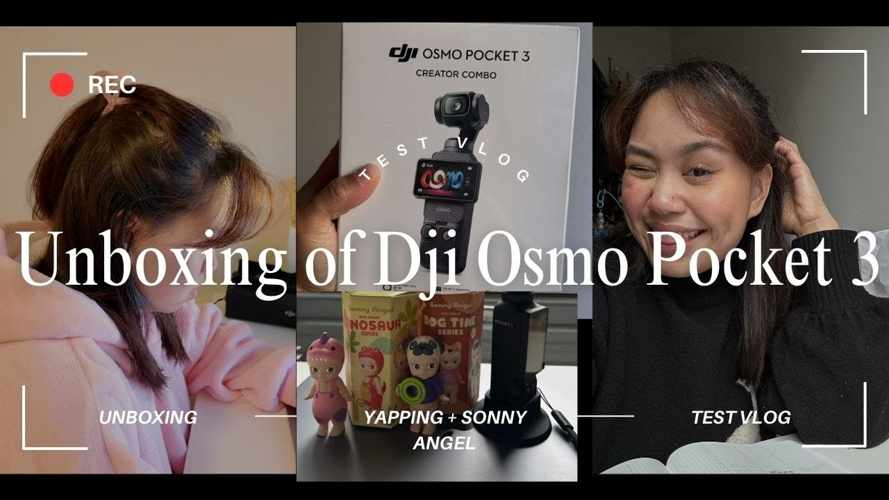 DJI Osmo Pocket 3 UNBOXING | CREATOR COMBO | accessories, test vlog ...