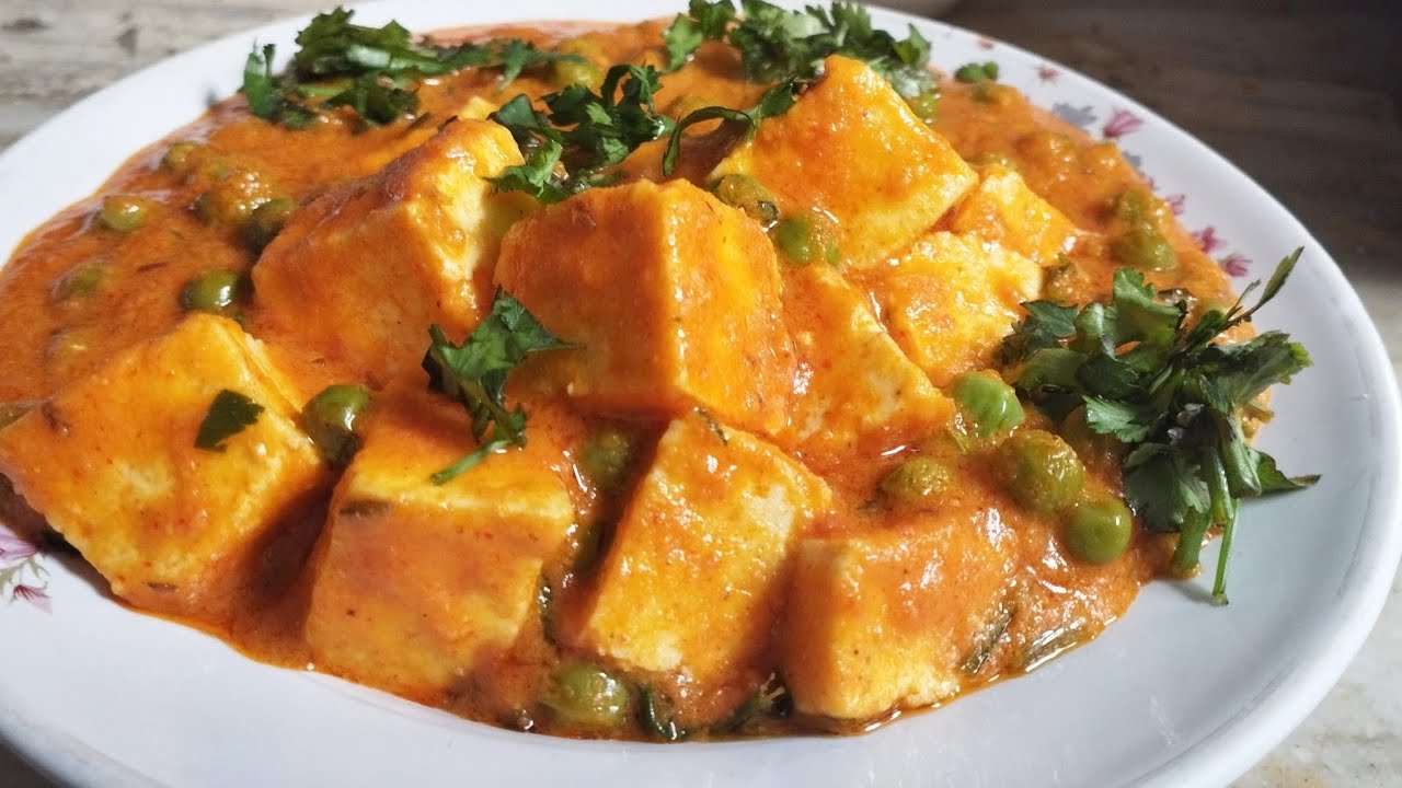 Shahi Matar paneer Tamatar ki sabji Recipe - YouTube