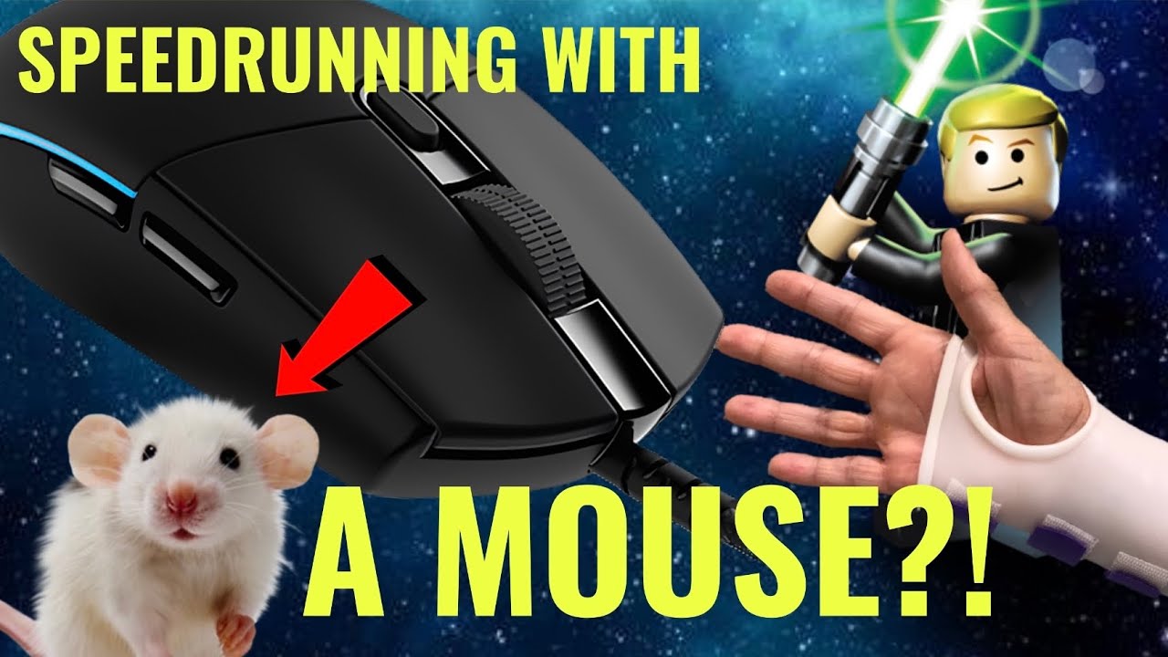 I SPEEDRAN LEGO STAR WARS WITH A MOUSE - STIBWOODS - YouTube