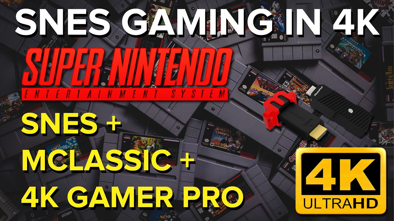 4K Gamer Pro - SNES Showcase - YouTube