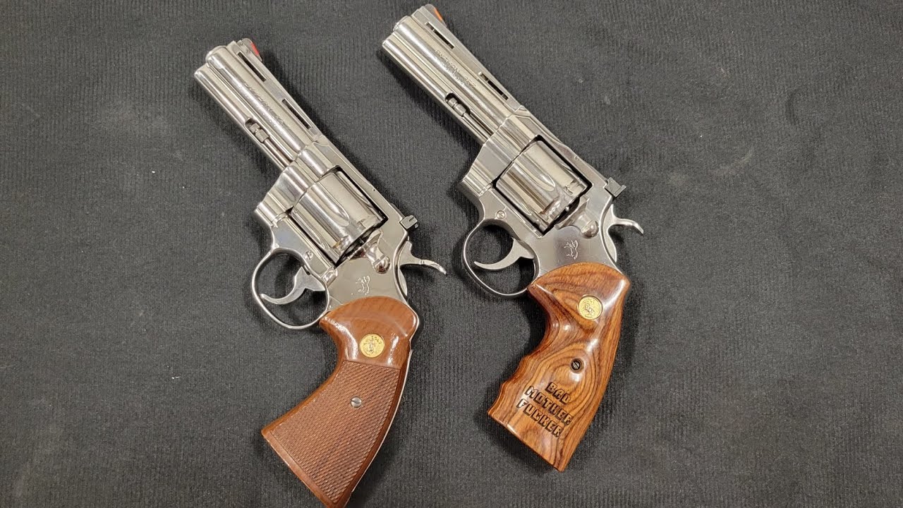 Colt Python Old vs. New side by side comparison - YouTube