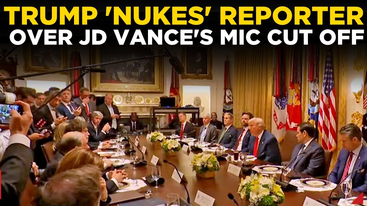US NEWS LIVE: Trump Slaps Down Reporter After Vance’s Mic Cut During ...