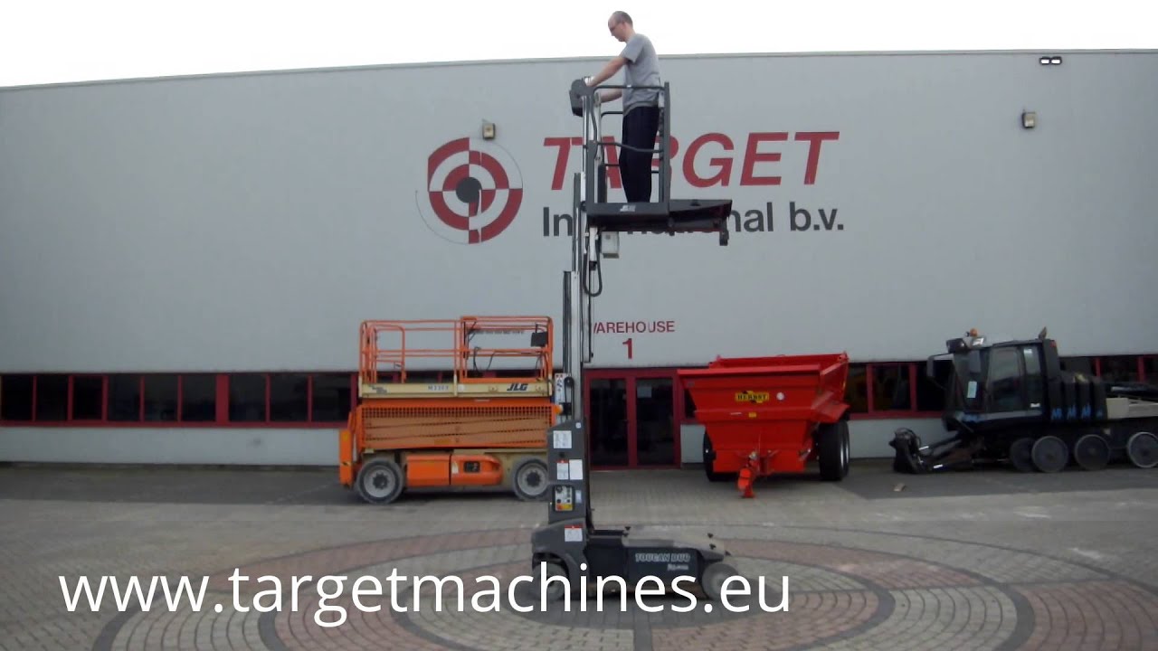 774806 JLG TOUCAN DUO AERIAL WORK PLATFORM VERTICAL LIFT W/ MATERIAL ...