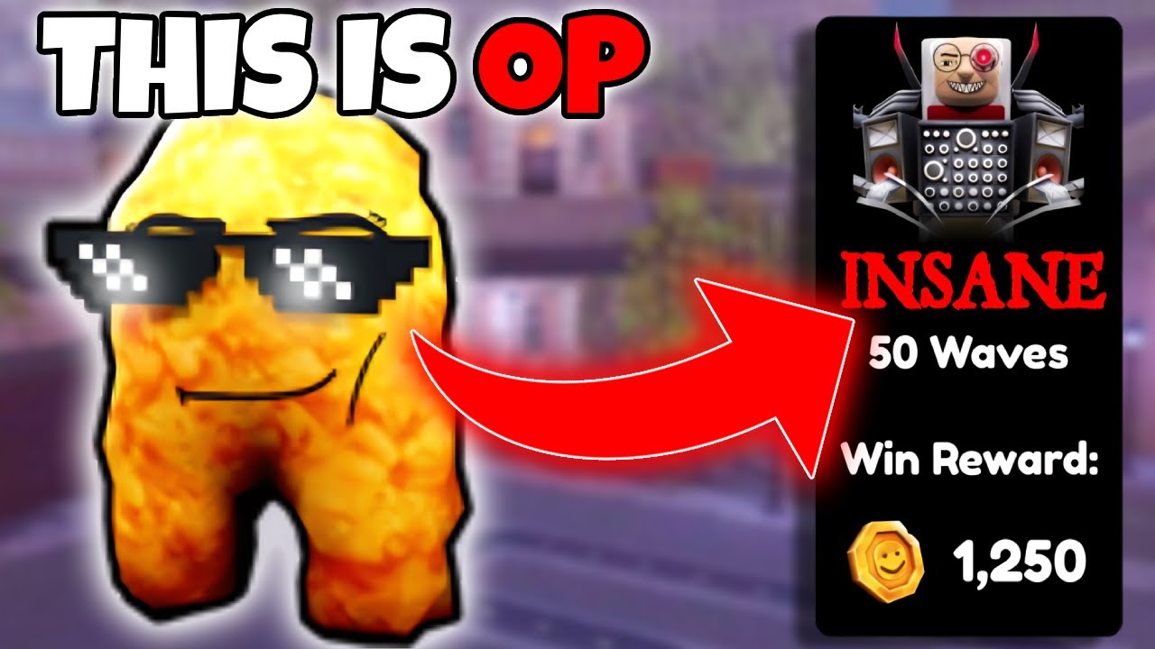 Can Nugget Man Beat Insane Mode? | Skibidi Tower Defense - YouTube