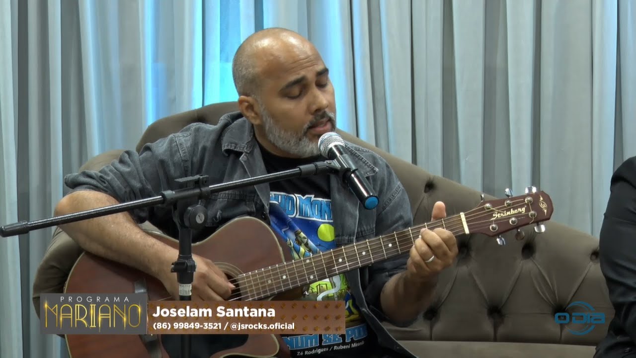 Joselam Santana destaca trabalhos da banda JS Rocks no Programa Mariano ...