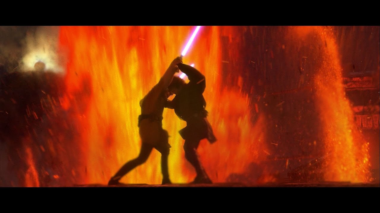 Star Wars Prequel fight - YouTube