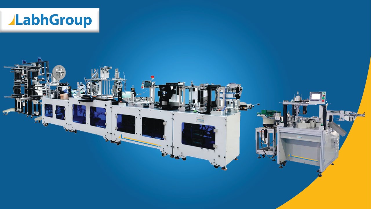 N95 folding mask making machine | Automatic N 95 face mask ...