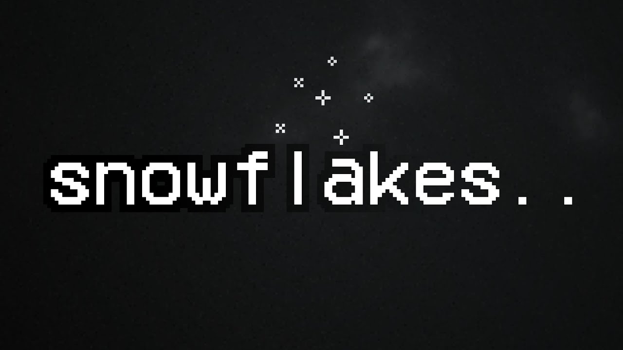 snowflakes.. ️ - YouTube
