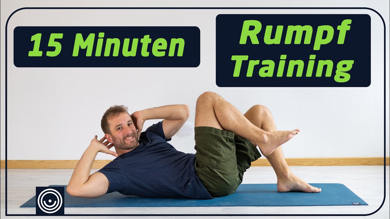 Definierte Bauchmuskeln | 15 Min. Rumpf Training | 1/4 - YouTube