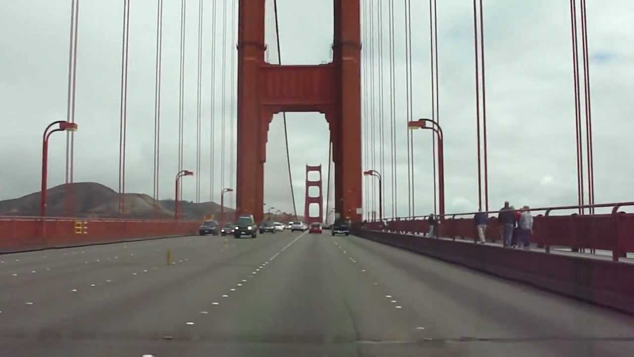 Driving Over the Golden Gate Bridge - YouTube