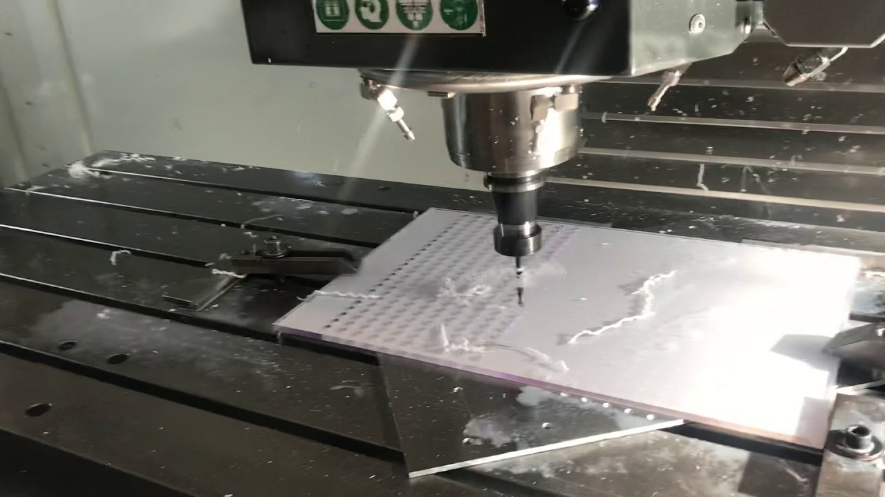 Placa de metacrilato 500 x 490 (Taladrado) - YouTube