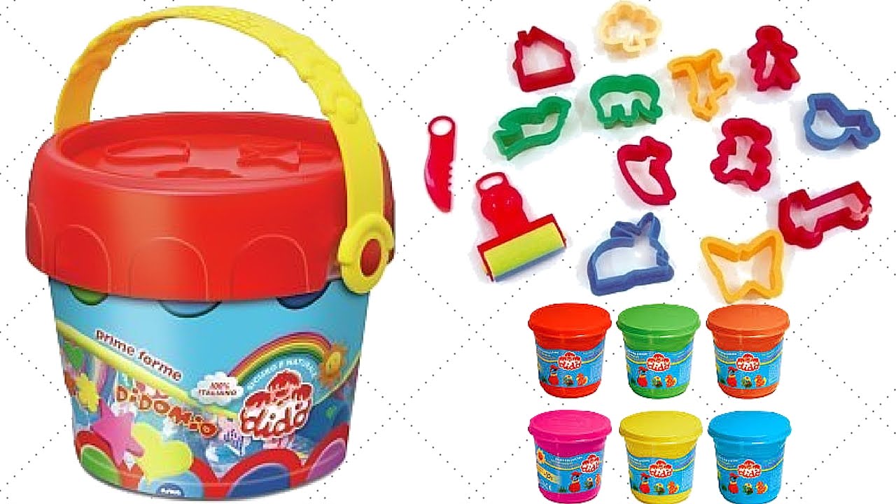 10 Play Do Pongo Plastilina Dido forme animals shapes - YouTube