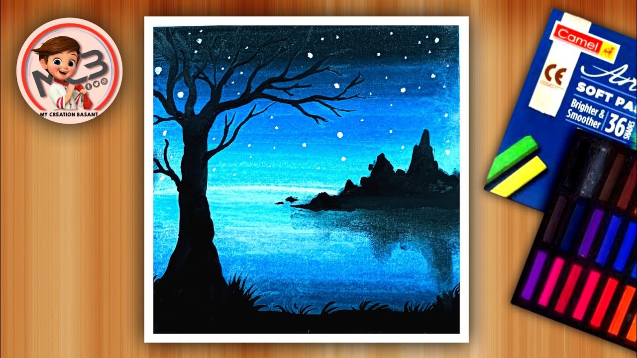 nature is the purest portal to inner peace 🕊️ easy senery drawing ...