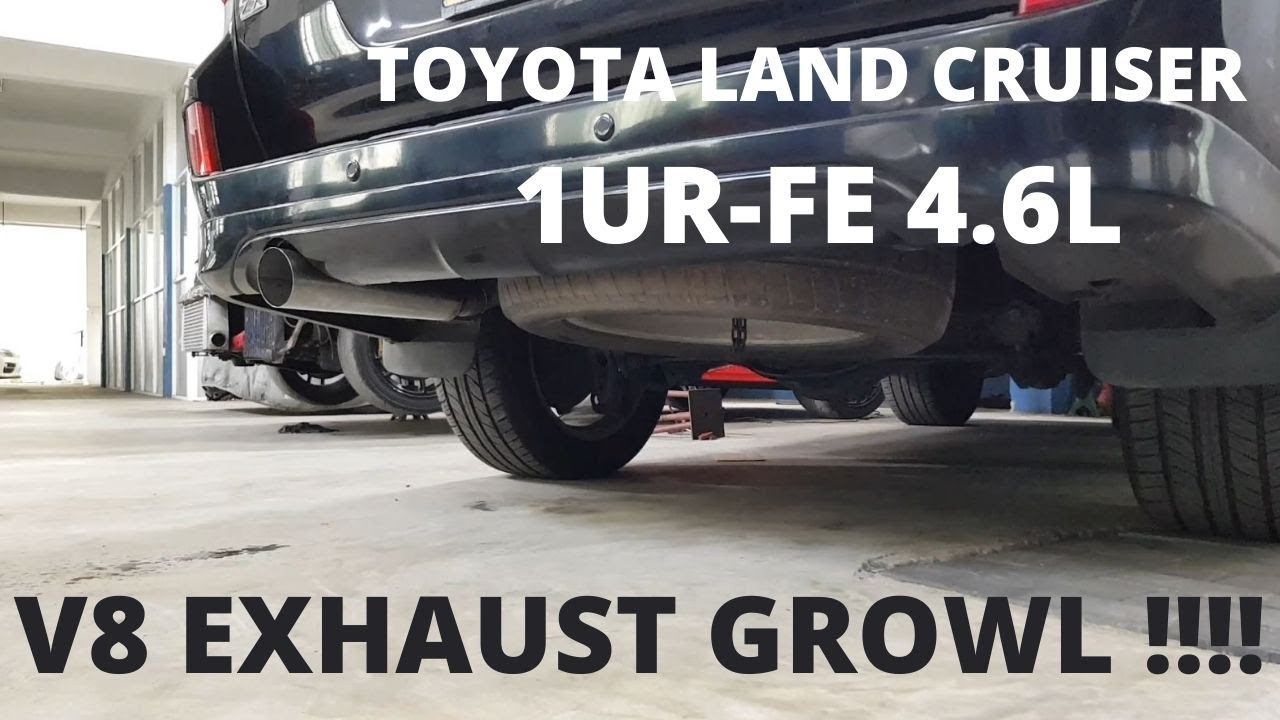 TOYOTA LANDCRUISER | 1UR-FE 4.6L | V8 EXHAUST GROWL !!!!! - YouTube