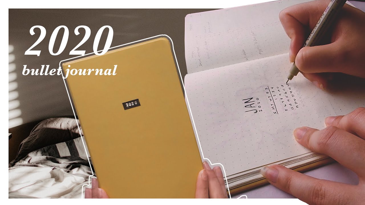My 2020 BULLET JOURNAL - January Set-Up / Minimal, easy, simple. and ...