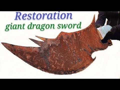 Restoration the giant dragon sword in Greek legend: Restore the antique ...