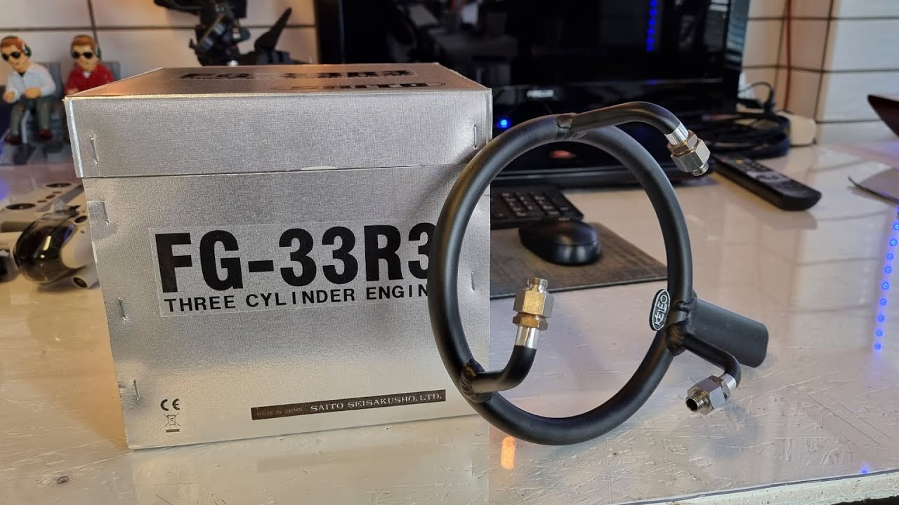 Saito FG-33R3. Break-in went great - YouTube